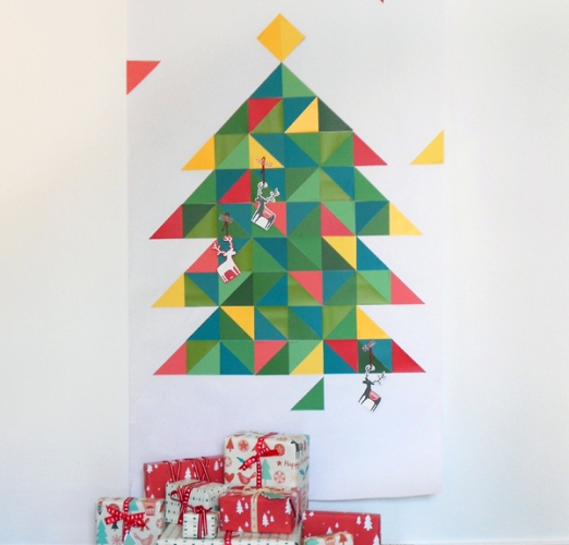 10 DIY Christmas Trees you can Make without a Tree