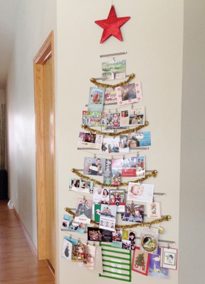 10 DIY Christmas Trees you can Make without a Tree
